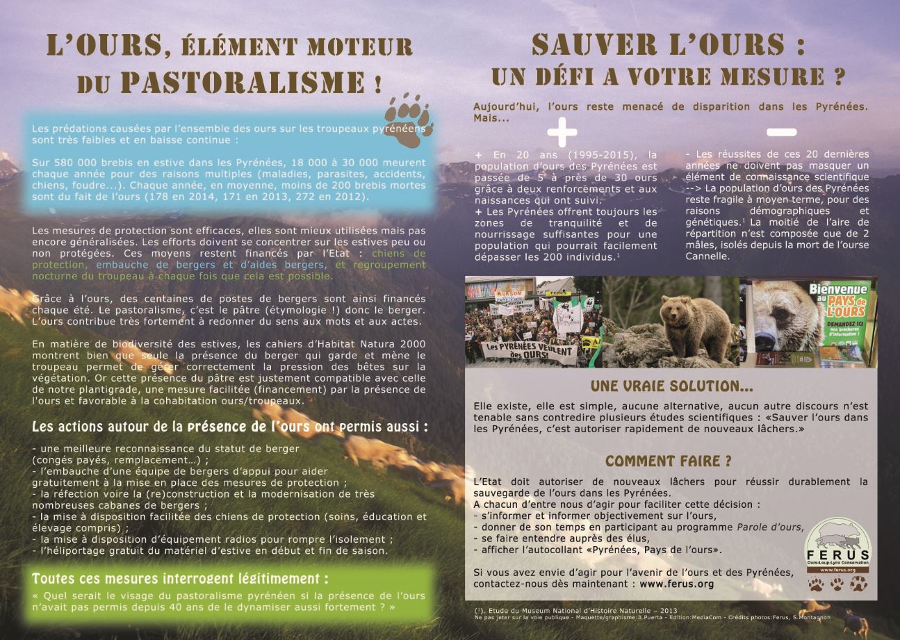 FERUS - Parole d'ours - Un pour tous et tous pour un.